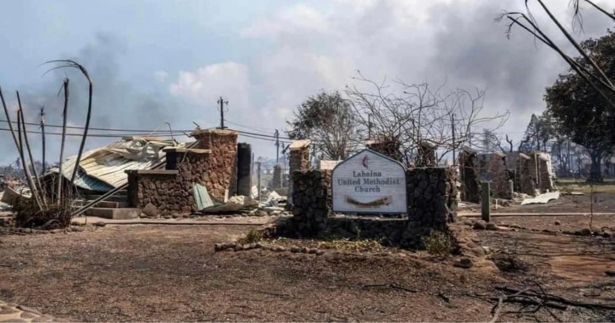 Lahaina fire burned down historic United Methodist church | Broadview ...